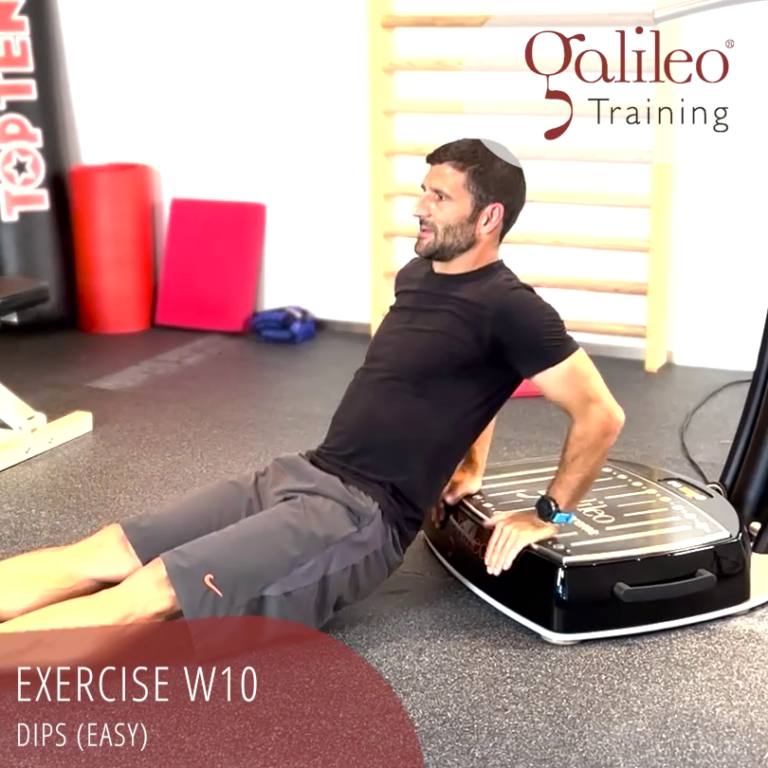 Exercise EW10: Dips (easy) | Novotec Medical & Stratec Medizintechnik